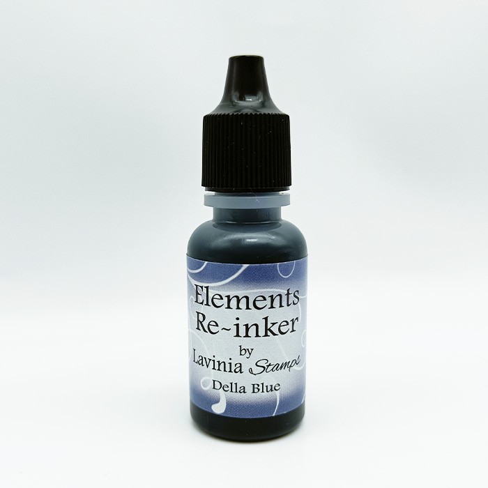 Elements Premium Dye ink – Della Blue Re-Inker - Snazzi Scrappin'